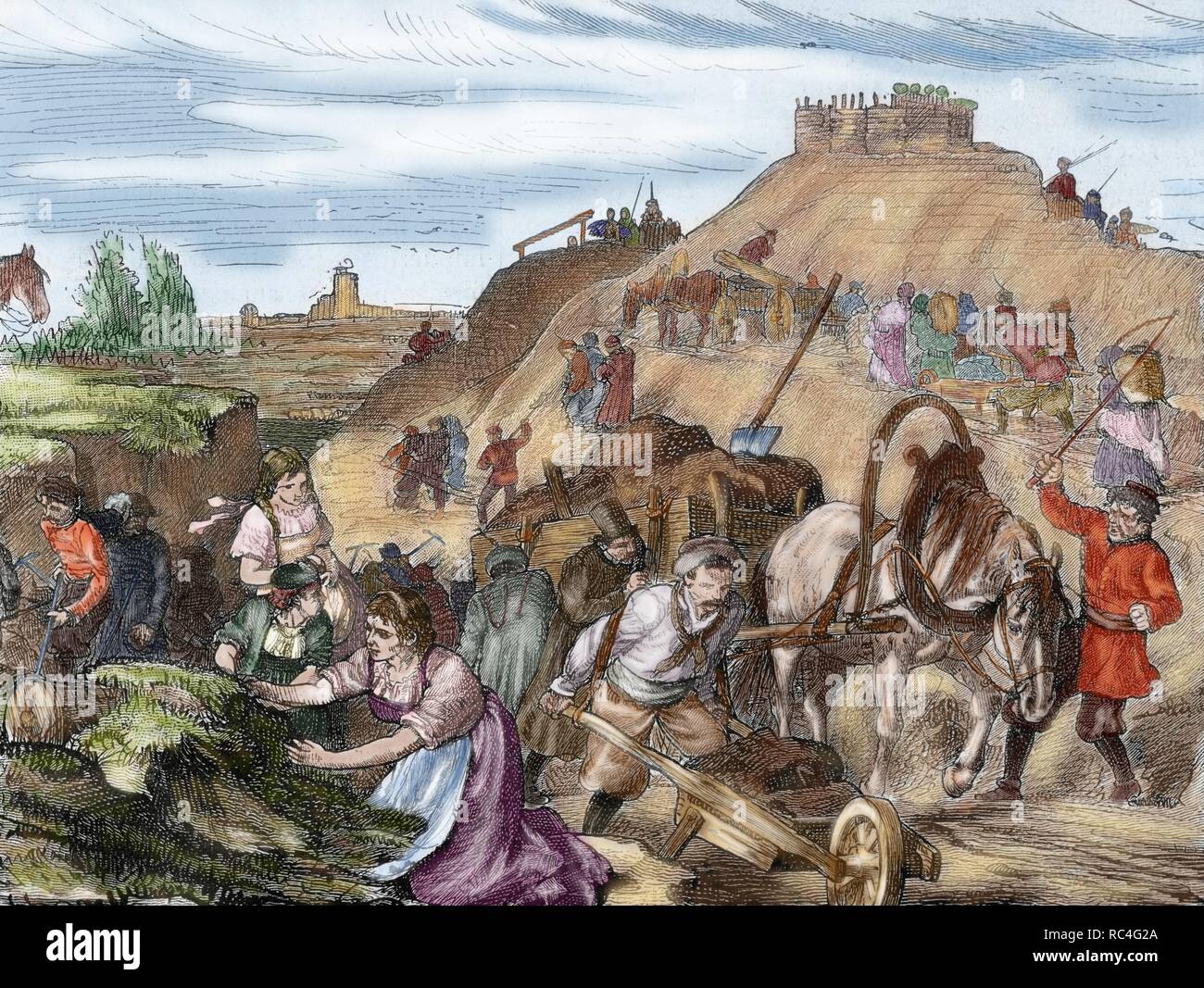 Russian serfs hi-res stock photography and images - Alamy