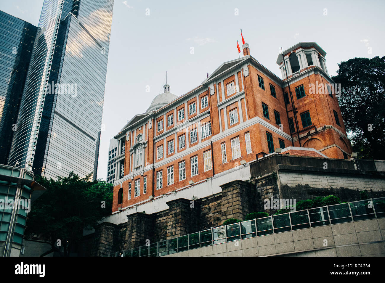 City business and modern buildings from ground Stock Photo - Alamy