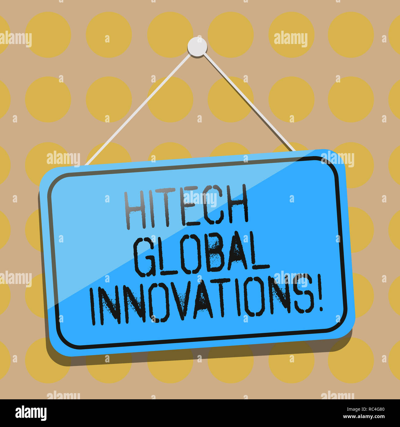 Word writing text Hitech Global Innovations. Business concept for ...