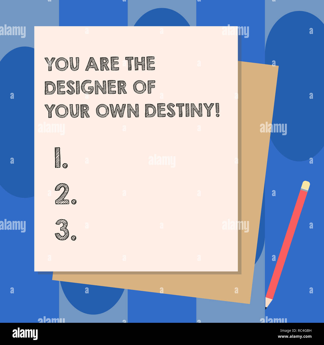 You are the designer of your own destiny hi-res stock photography and ...