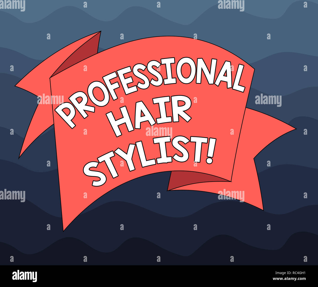 Writing note showing Professional Hair Stylist. Business photo ...