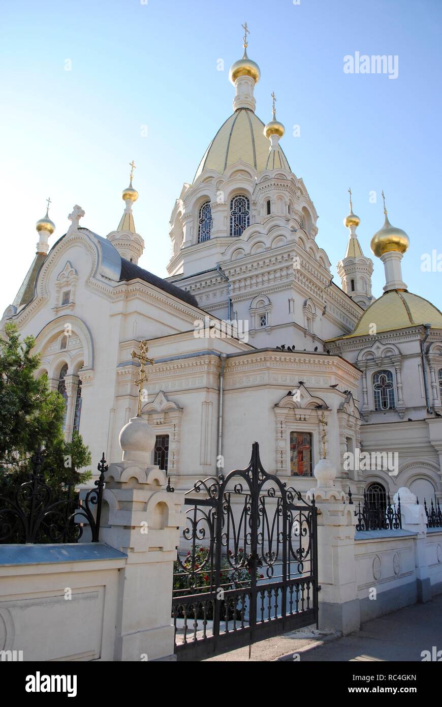 Ukraine. Sevastopol. Pokrovsky Orthodox Cathedral. Exterior. Built from ...
