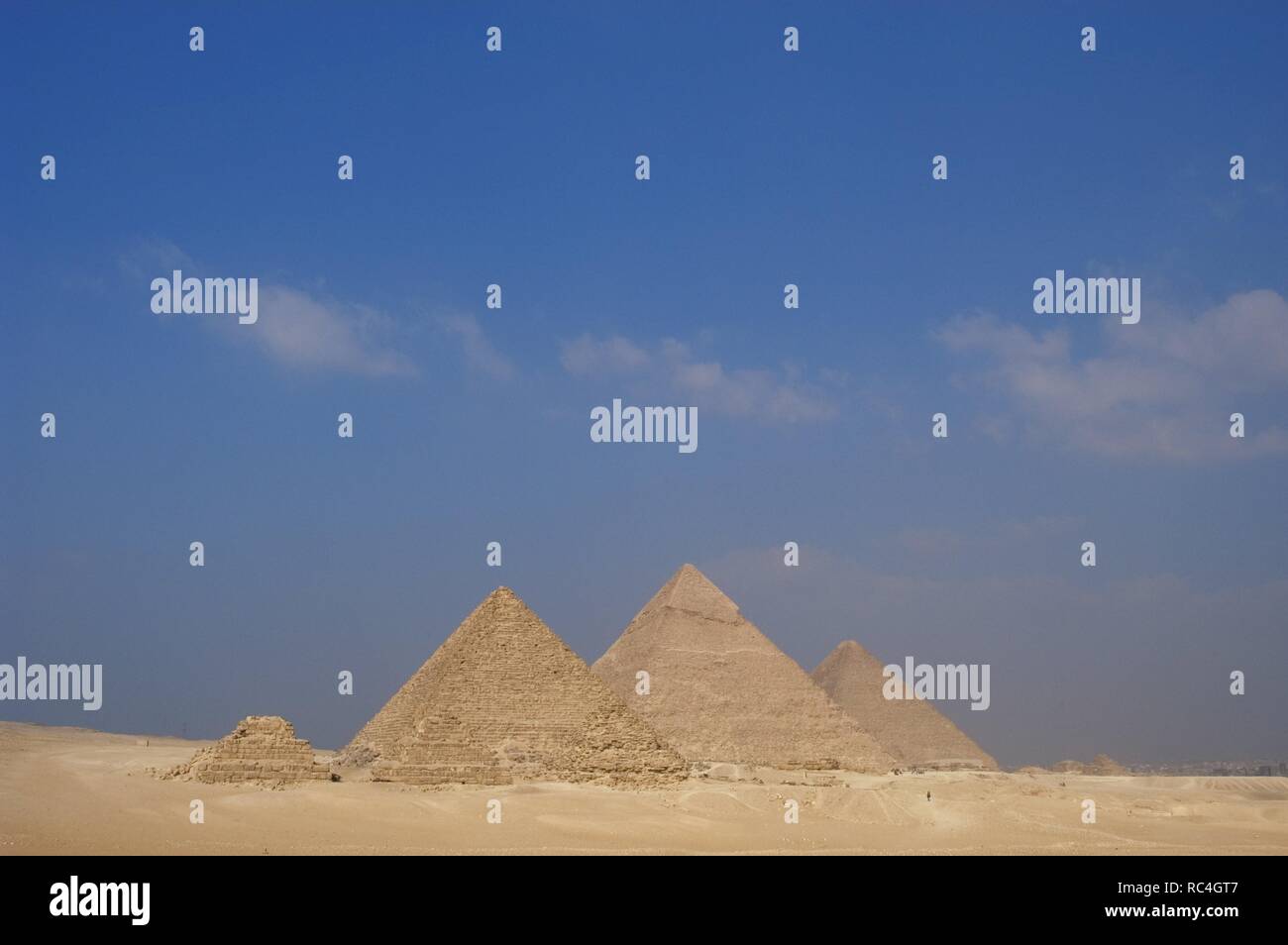 Egypt. The Pyramids of Giza. Great Pyramid of Giza (known as the Great ...