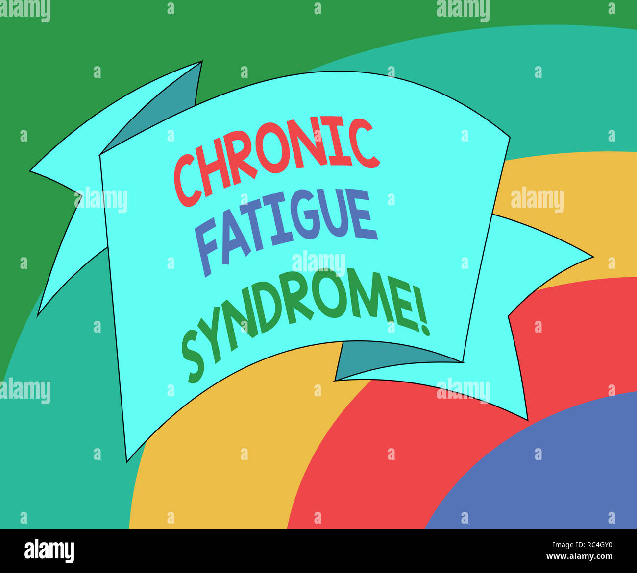 Conceptual hand writing showing Chronic Fatigue Syndrome. Business ...