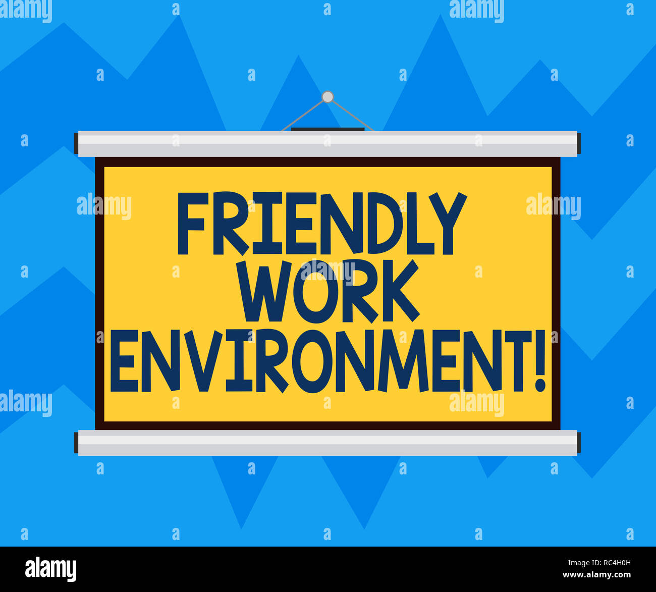 Text sign showing Friendly Work Environment. Conceptual photo ...