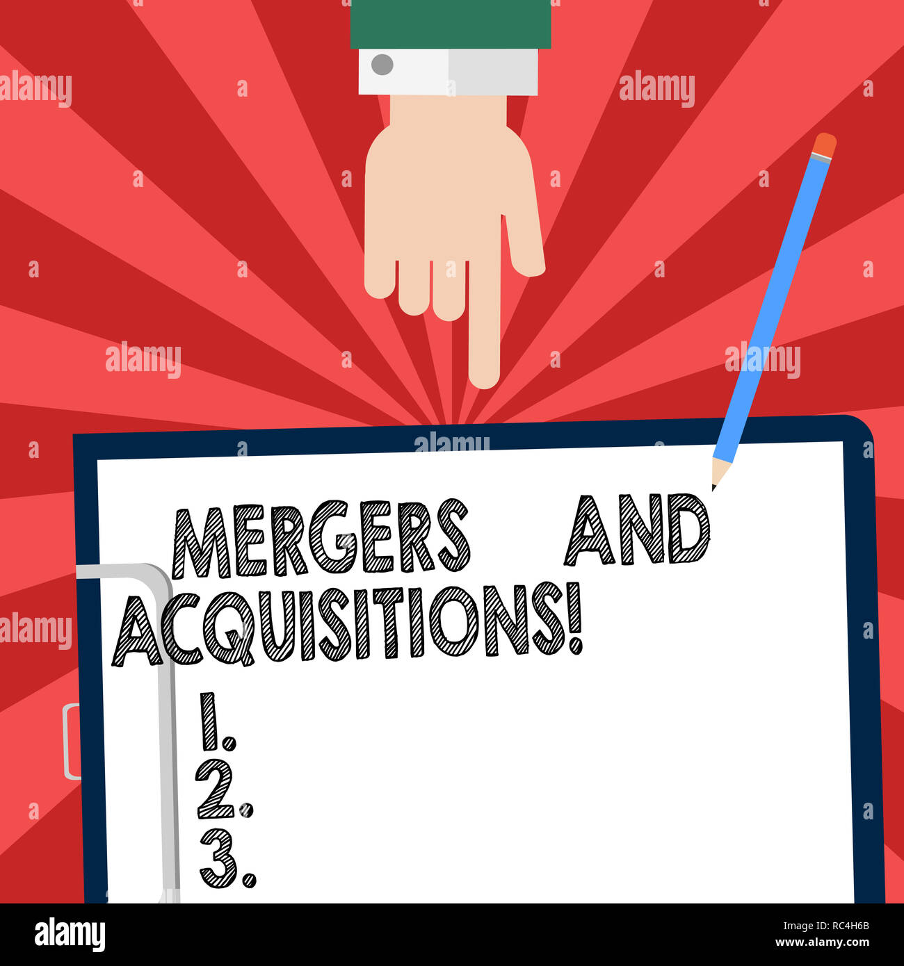 Handwriting text writing Mergers And Acquisitions. Concept meaning ...