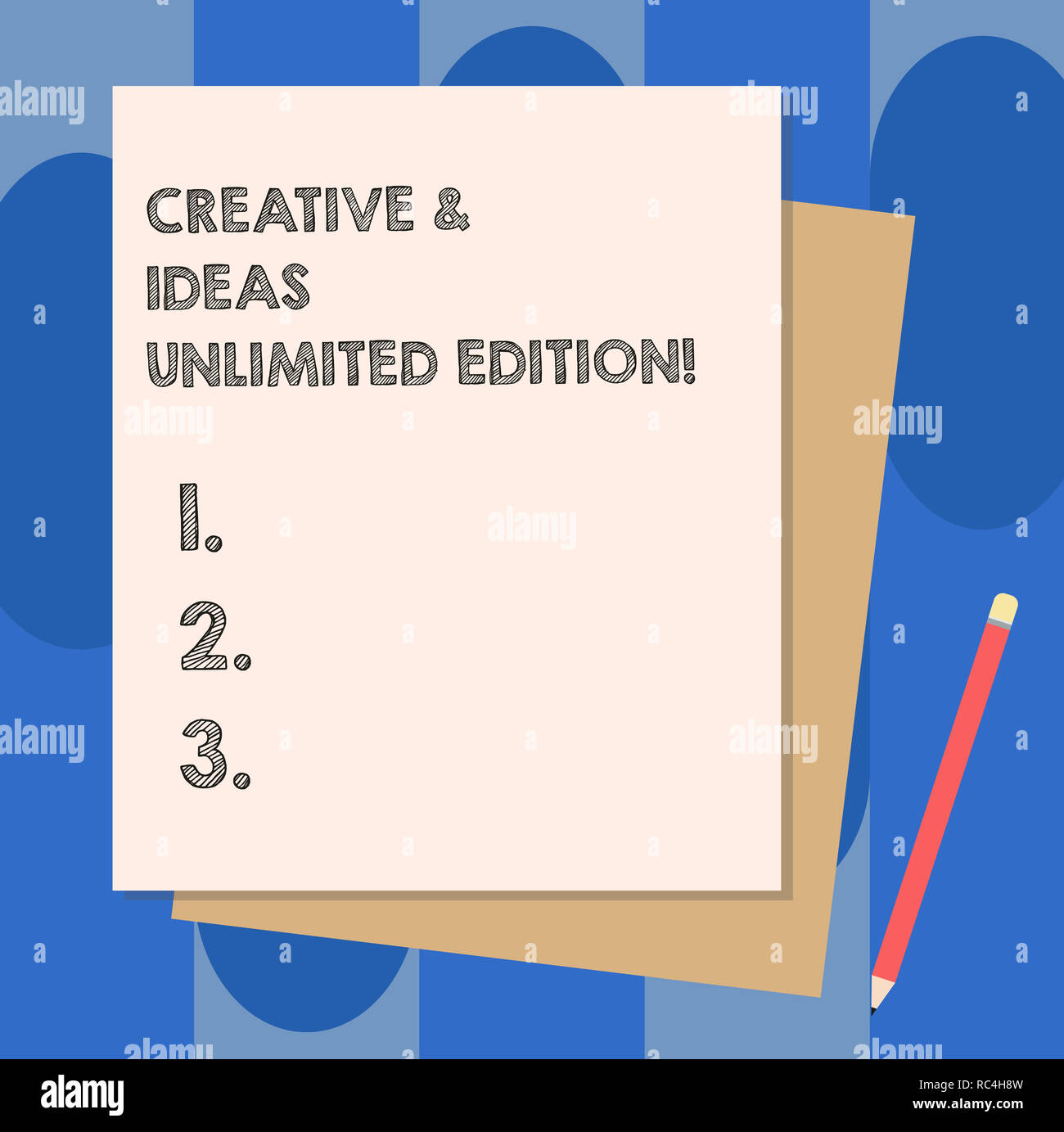 Conceptual hand writing showing Creative And Ideas Unlimited Edition ...