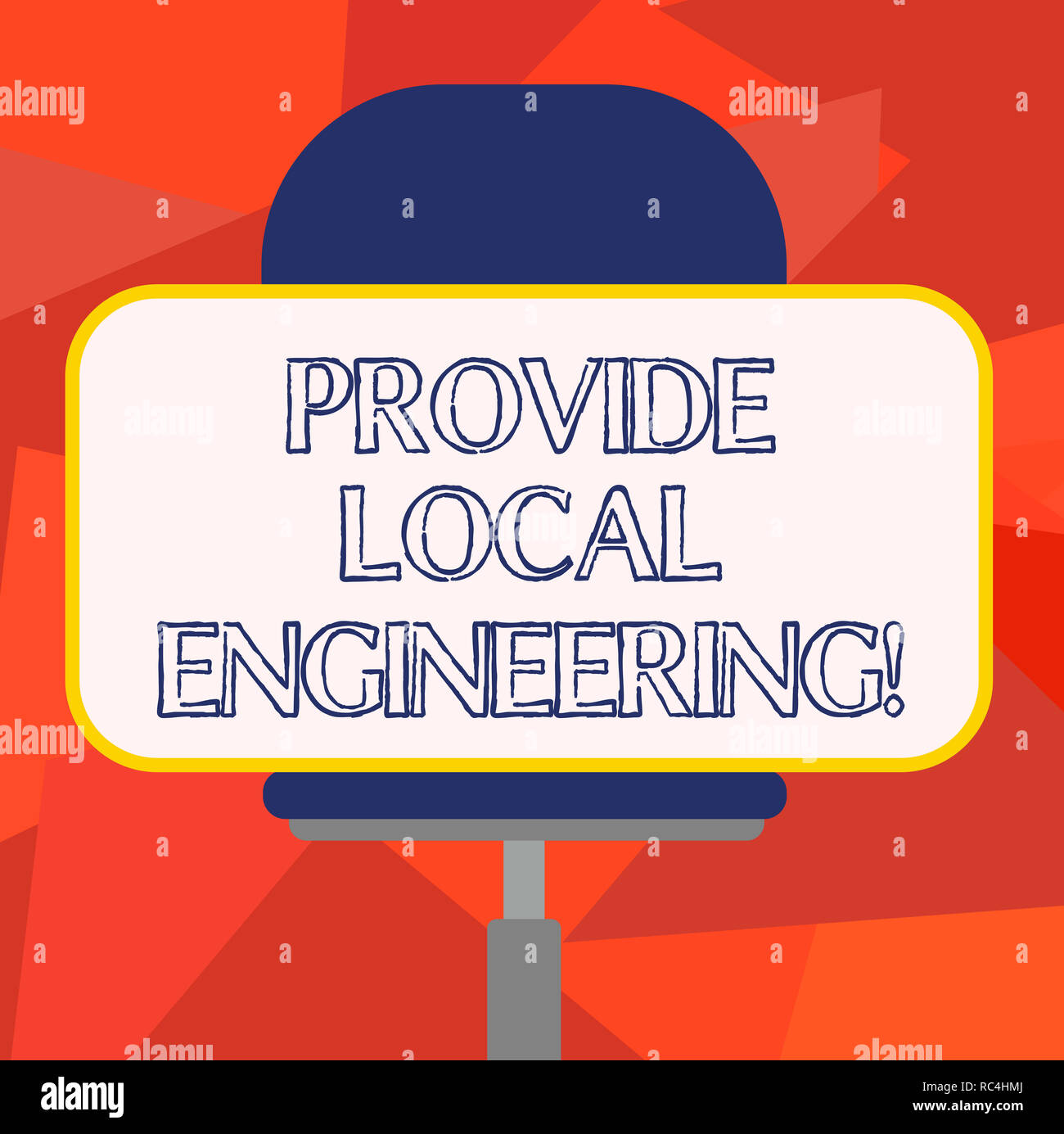 Word writing text Provide Local Engineering. Business concept for ...