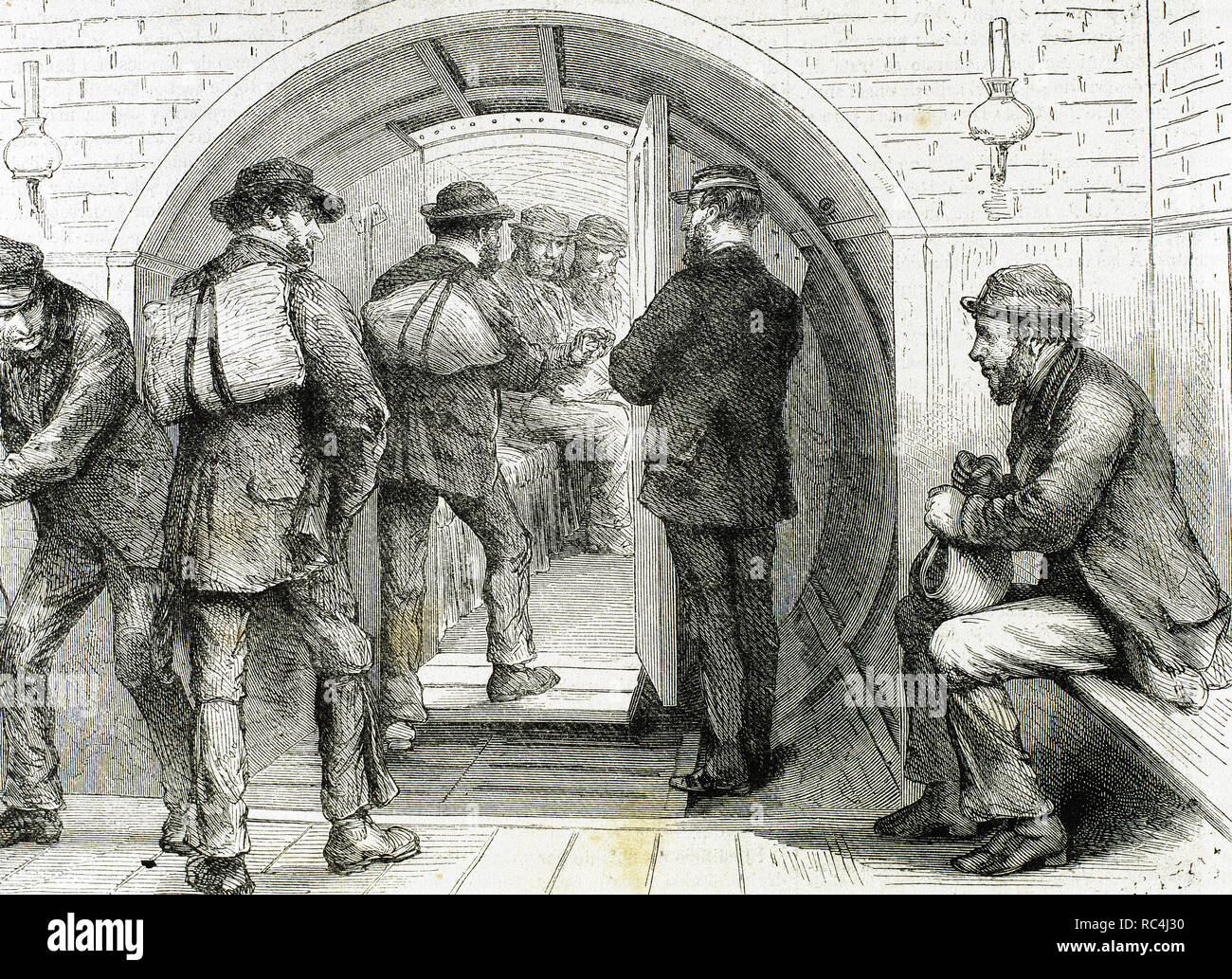 Working class men 19th century britain hi-res stock photography and ...