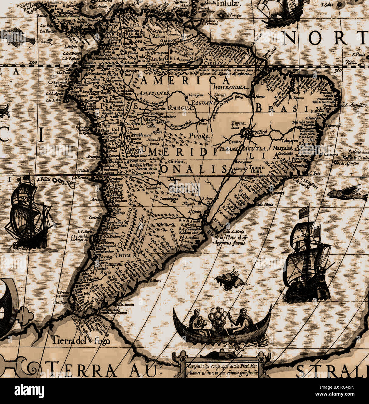 America del sur mapa hi-res stock photography and images - Alamy