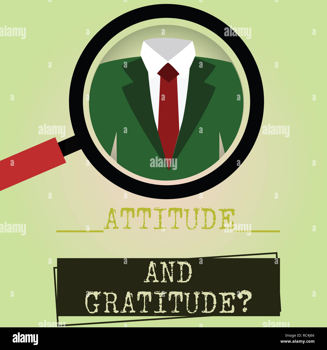 Writing note showing Attitude And Gratitudequestion. Business photo ...