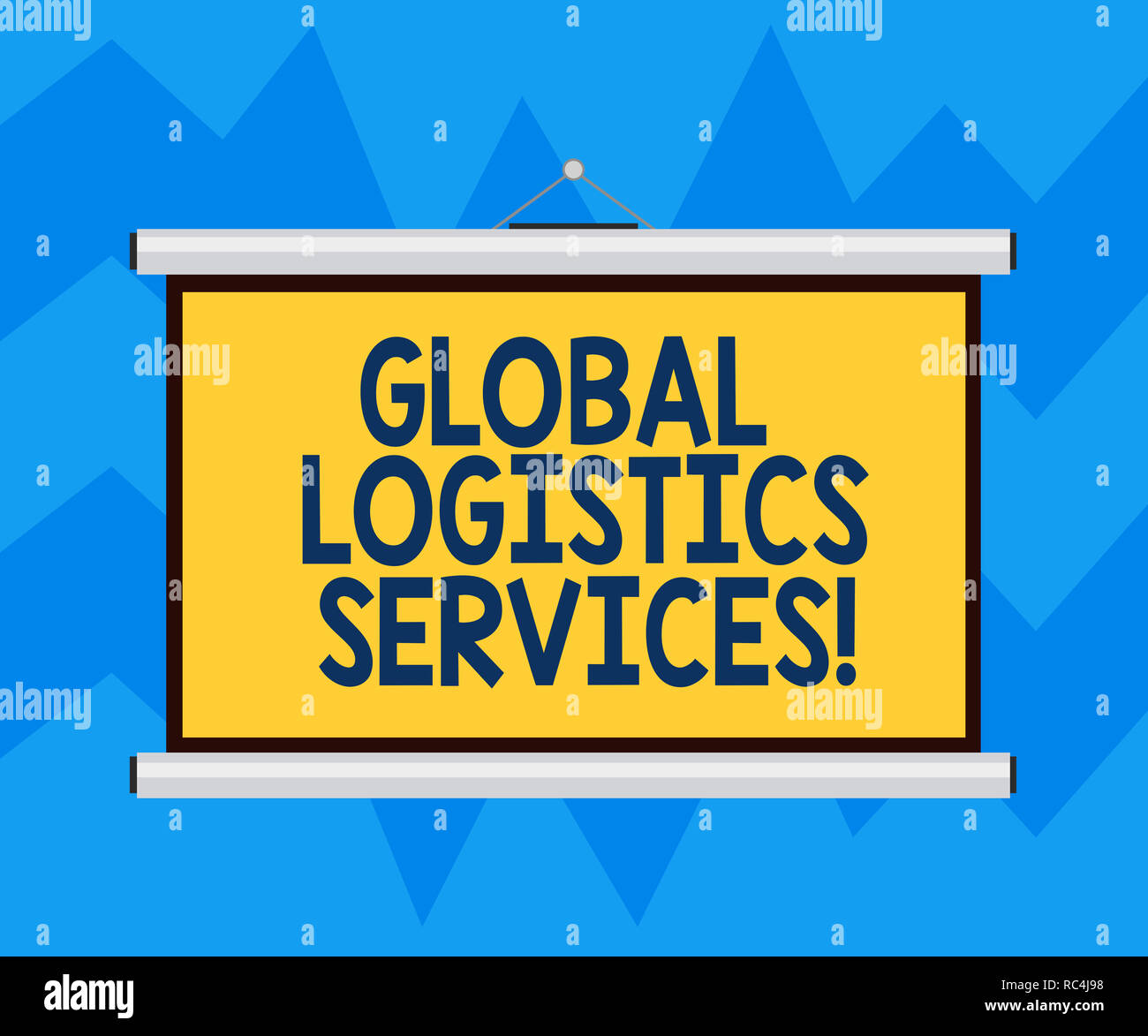 Text sign showing Global Logistics Services. Conceptual photo Connects ...