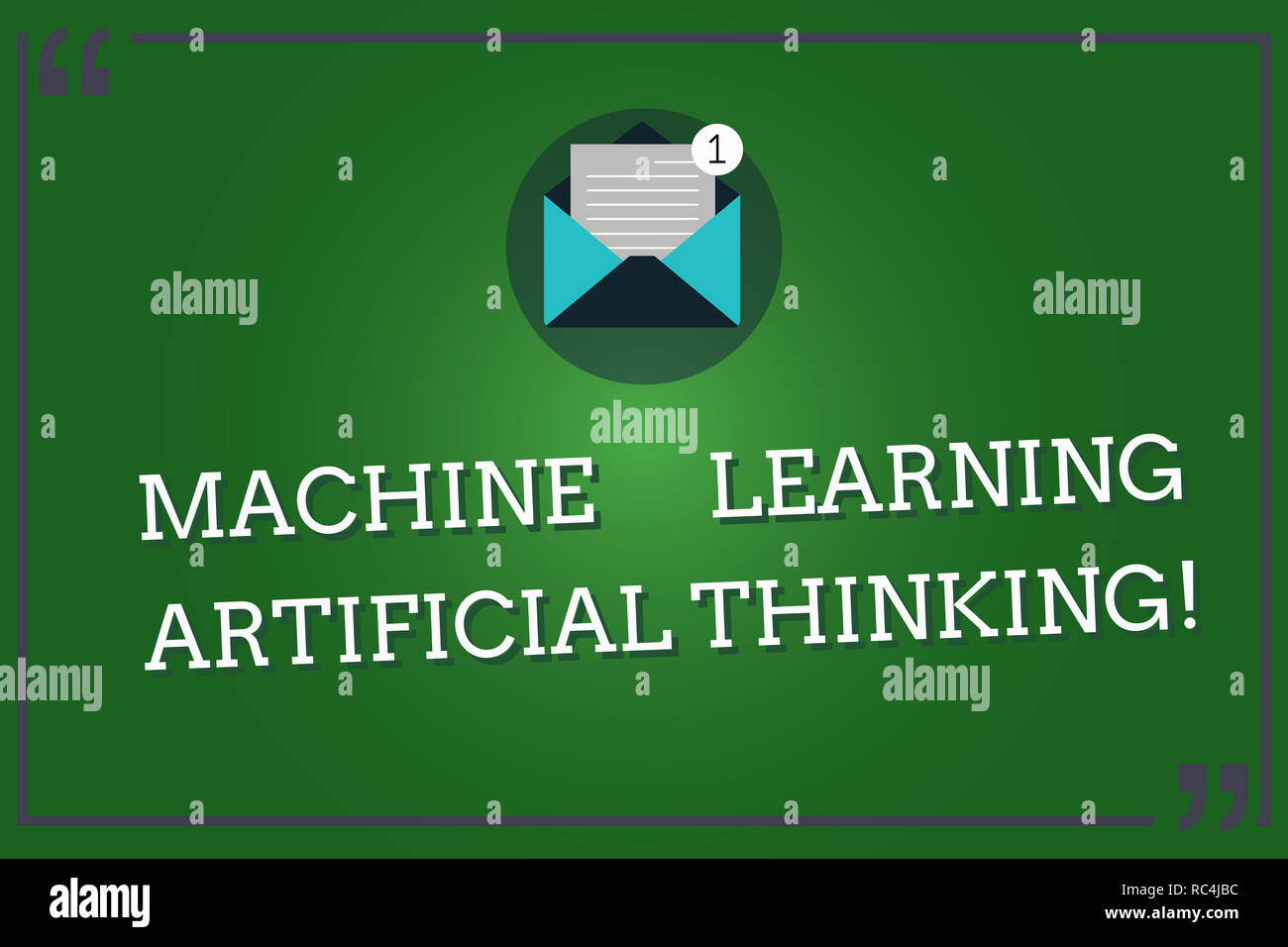Word writing text Machine Learning Artificial Thinking. Business ...