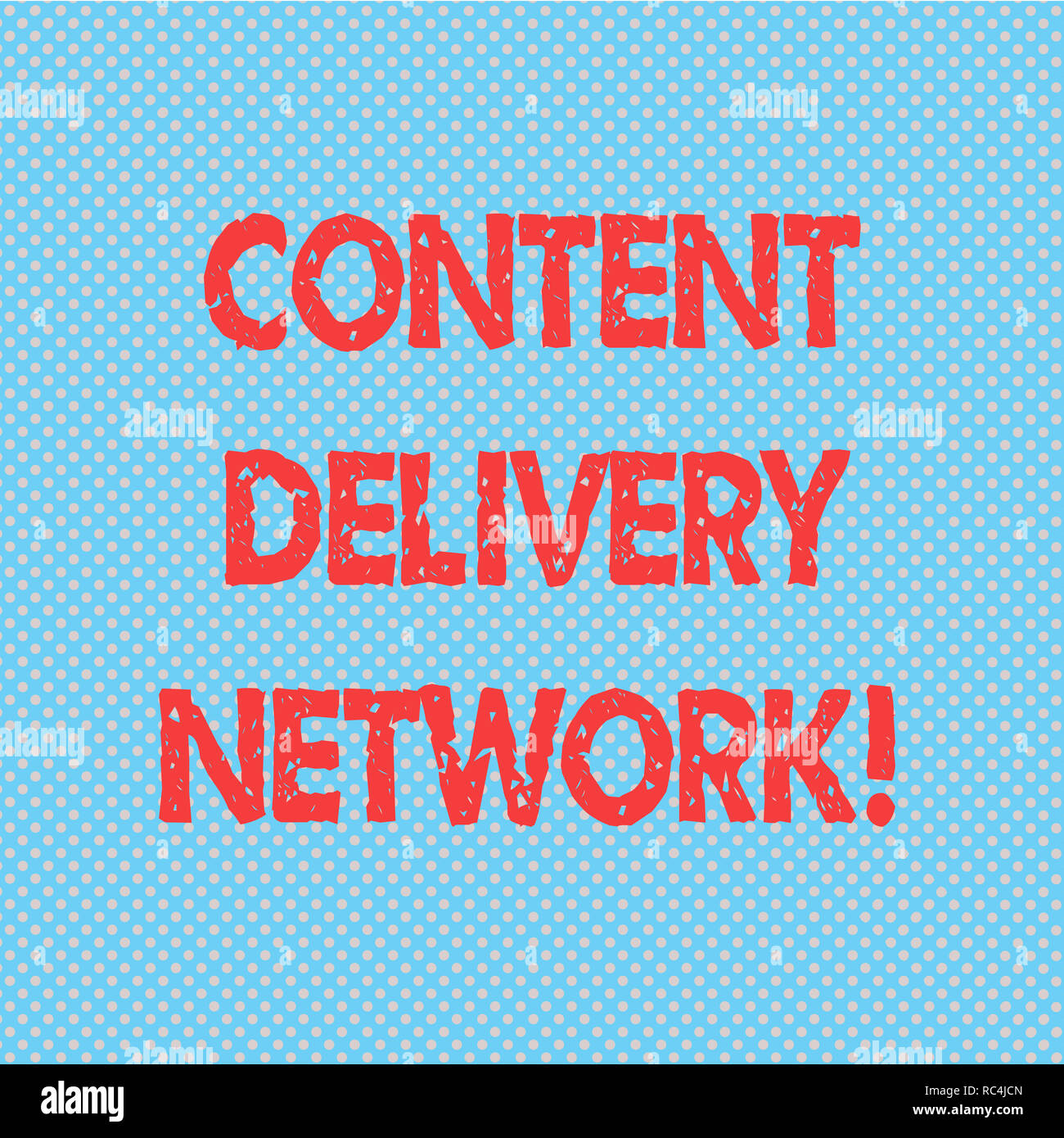 Word writing text Content Delivery Network. Business concept for Geographically dispersed ...