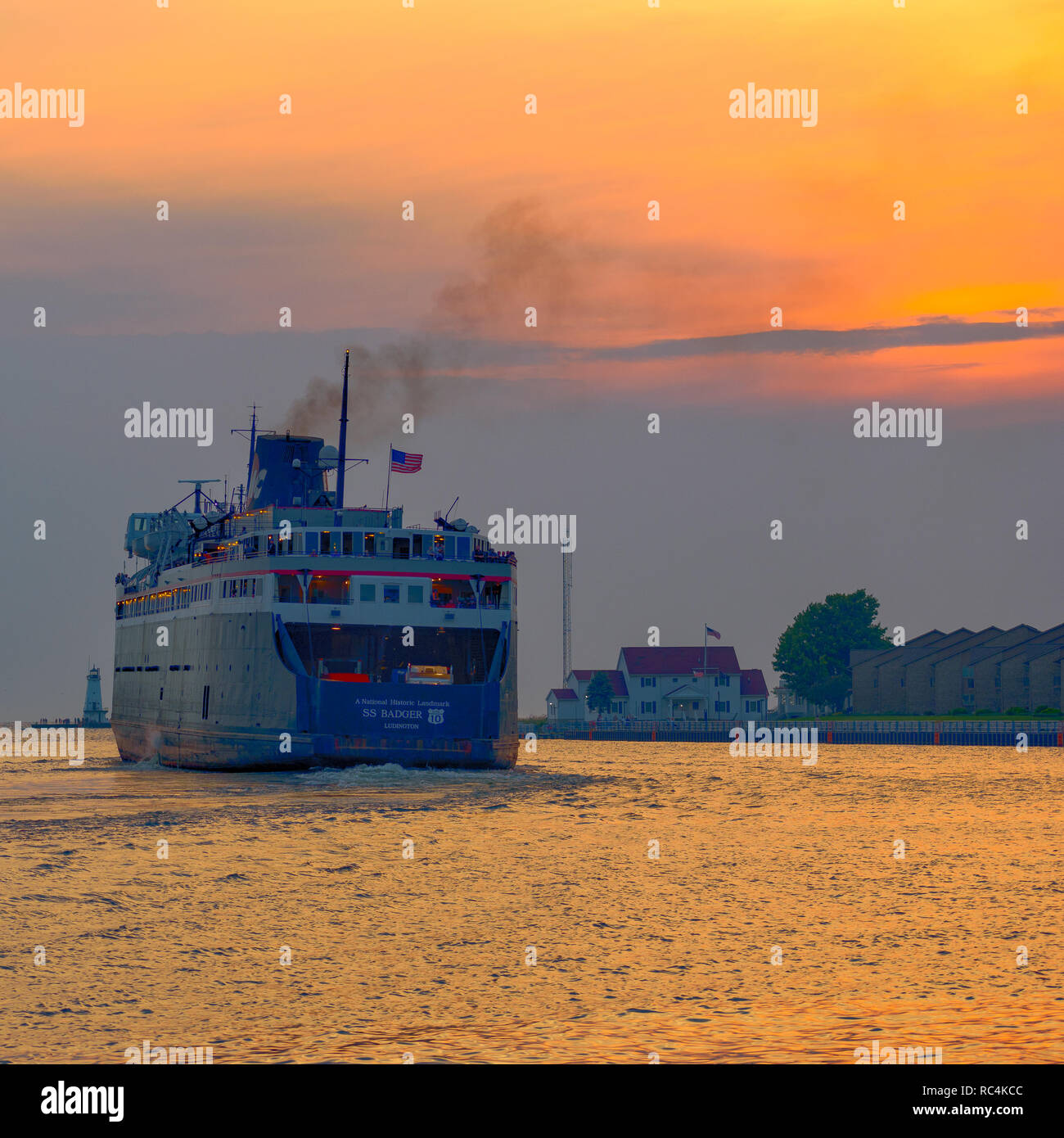 Ss badger in port hi-res stock photography and images - Alamy