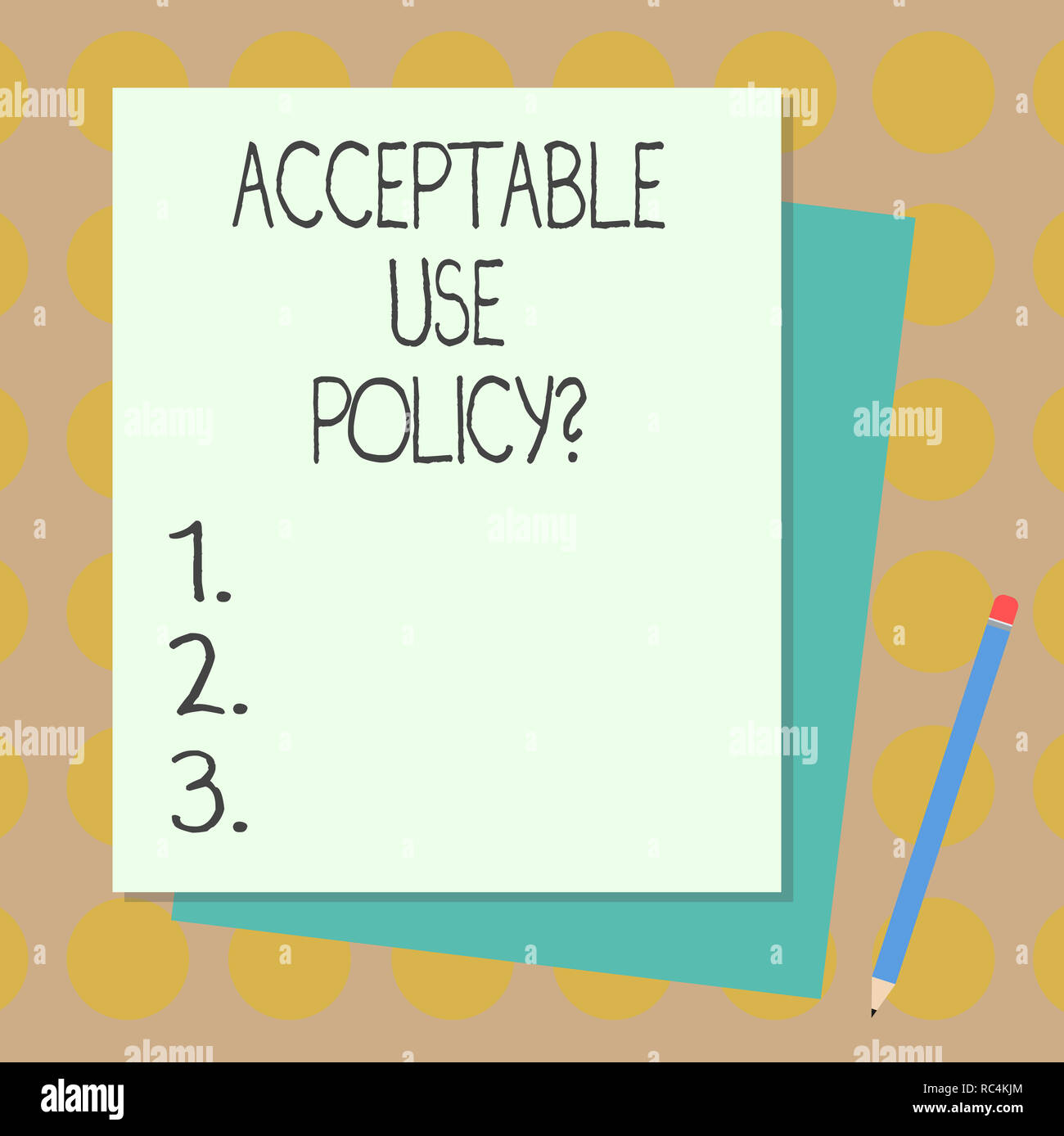 Text sign showing Acceptable Use Policyquestion. Conceptual photo set ...