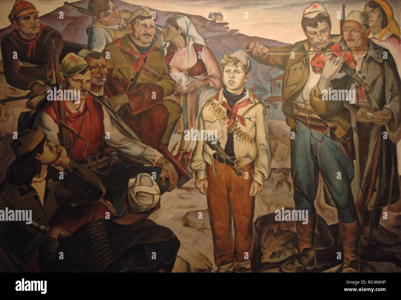 Group of partisans by Andon Lakuriqi (1934-2004). National Art Gallery ...