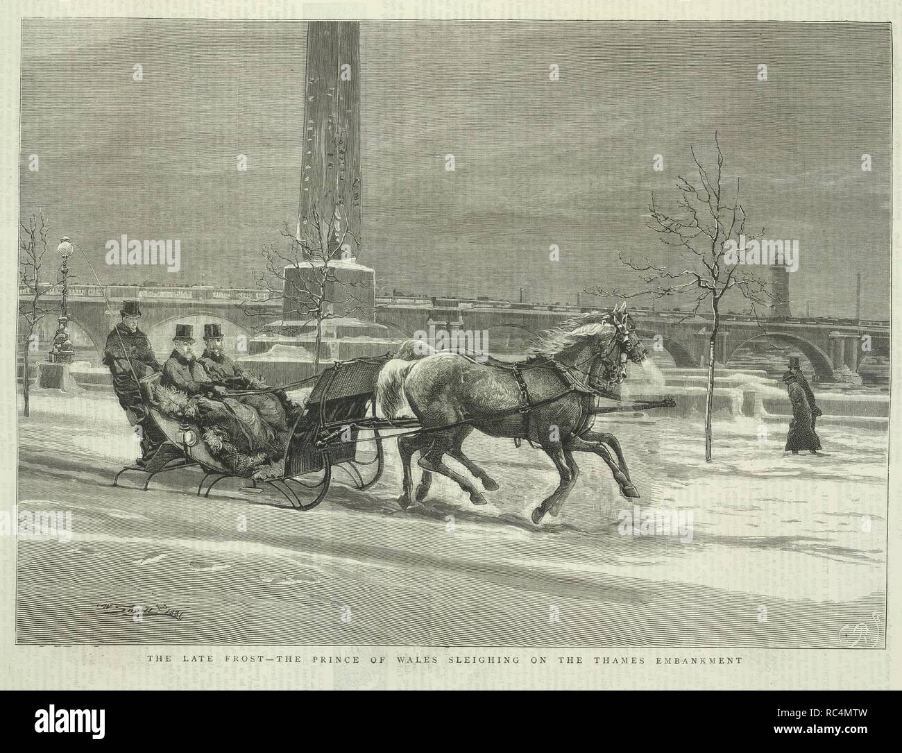Victorian winter sleigh hi-res stock photography and images - Alamy