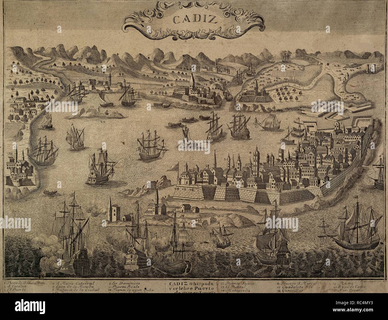 Spain map 17th century hi-res stock photography and images - Alamy