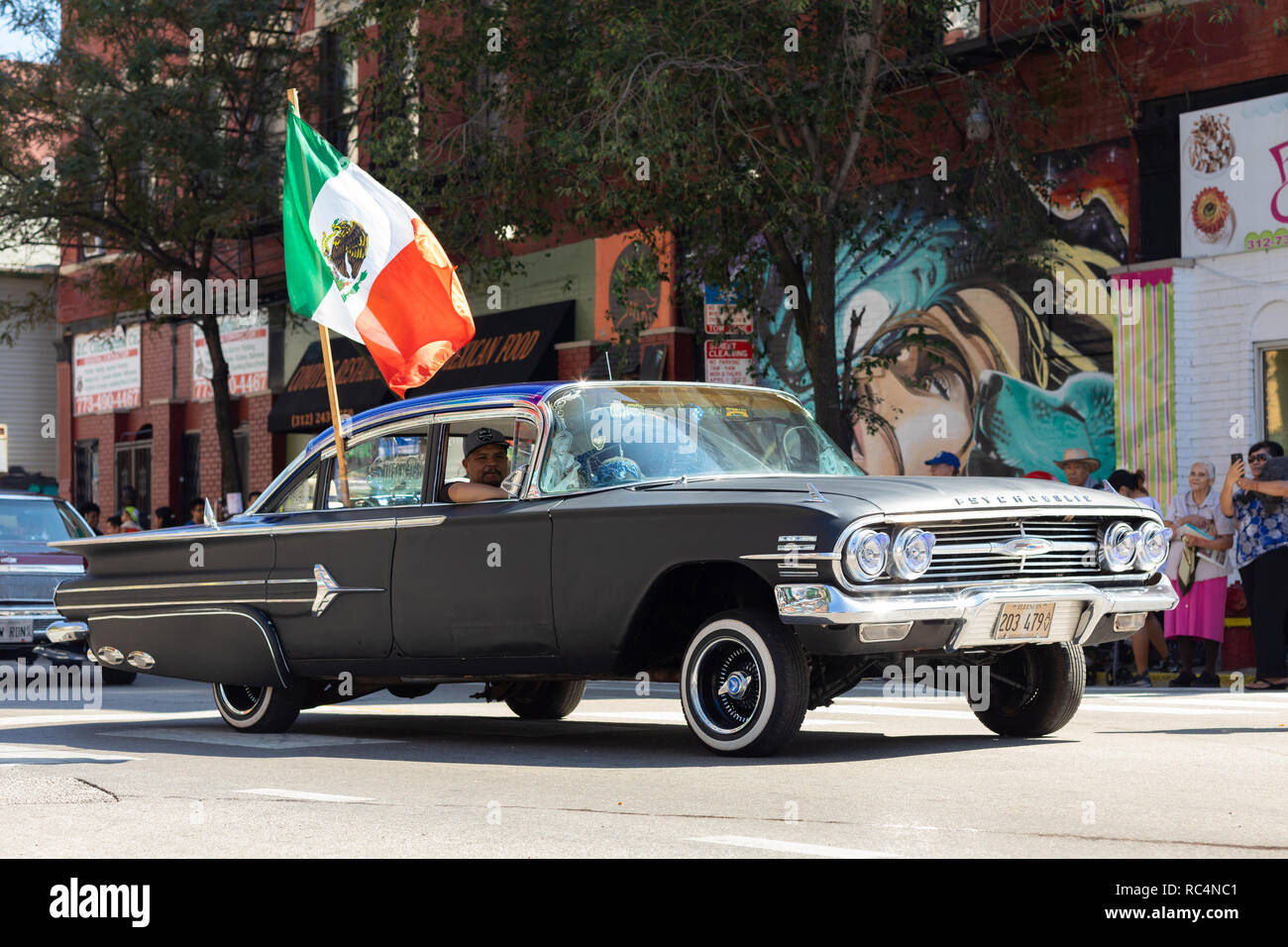 Chicago, Illinois, USA - September 15, 2018: Pilsen Mexican ...