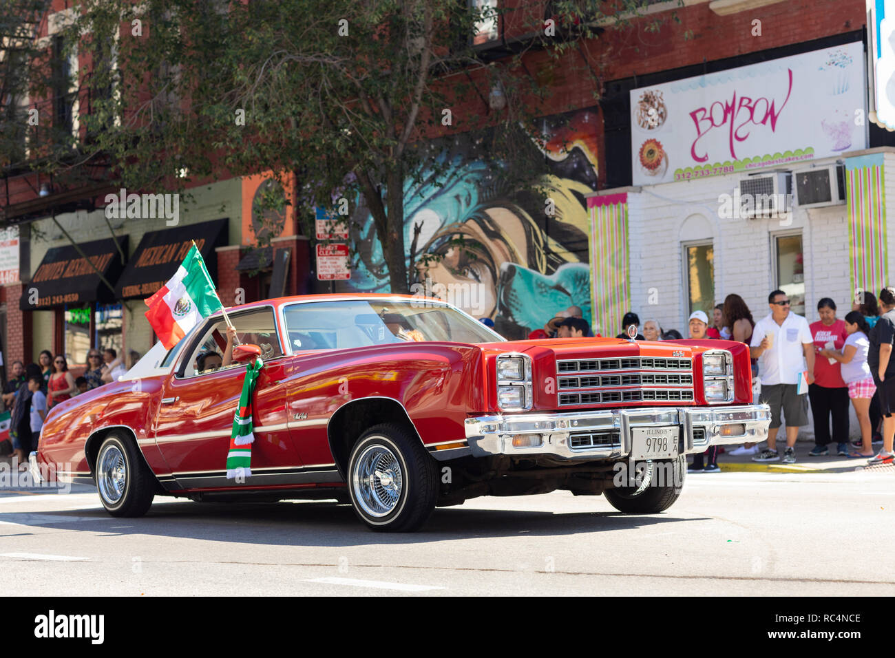Chicago, Illinois, USA - September 15, 2018: Pilsen Mexican ...