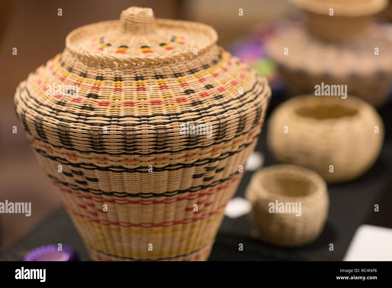 Native american baskets hi-res stock photography and images - Alamy