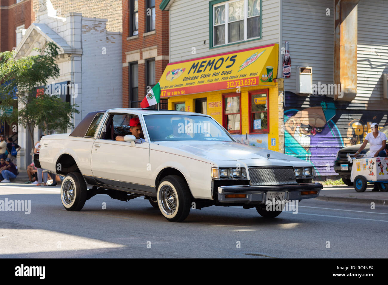 Chicago, Illinois, USA - September 15, 2018: Pilsen Mexican ...