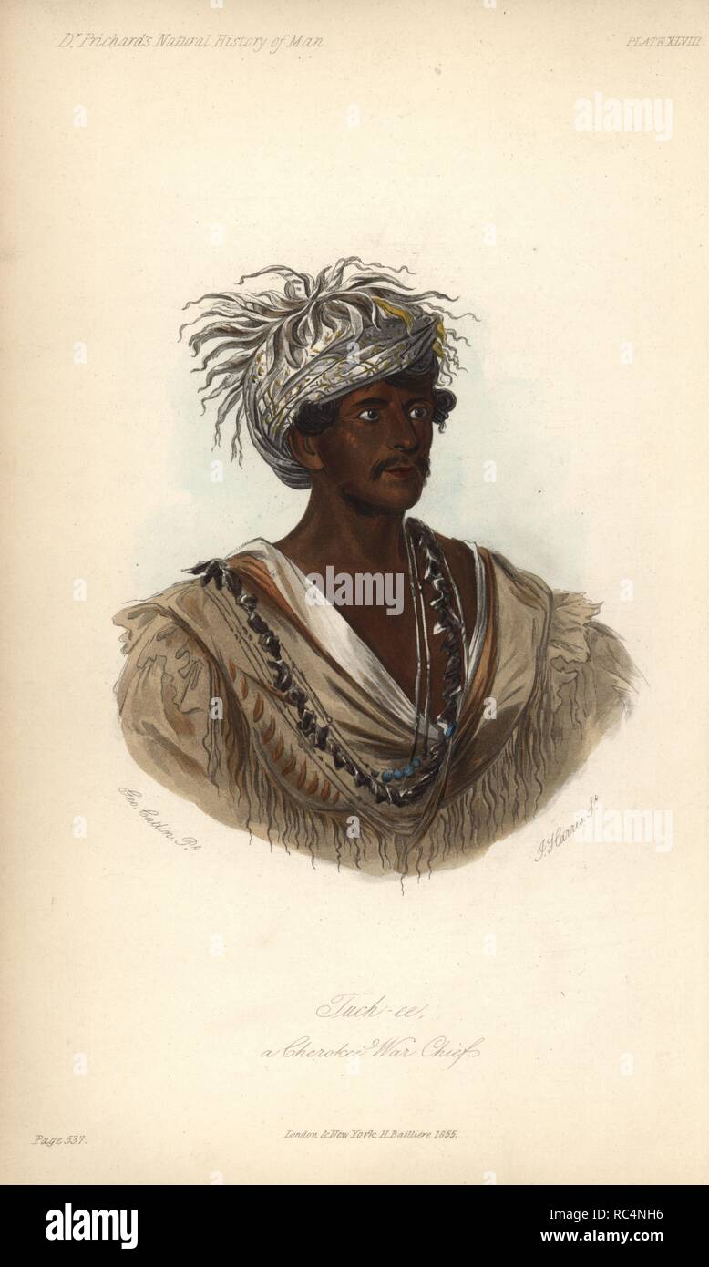 Cherokee indian man hi-res stock photography and images - Alamy