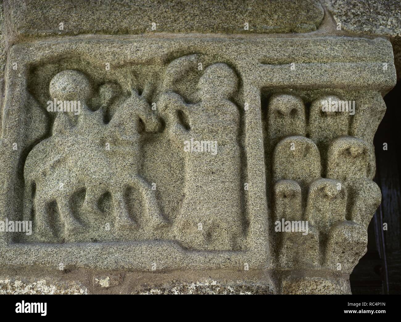 Pre-Romanesque Art. Spain. Galicia. Church of San Gines in Francelos ...