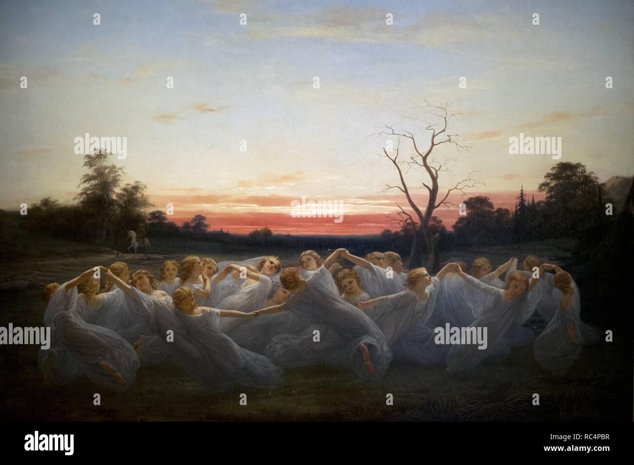 Nils Blommer (1816-1853). Swedish painter. Fairies of the Meadow, 1850 ...