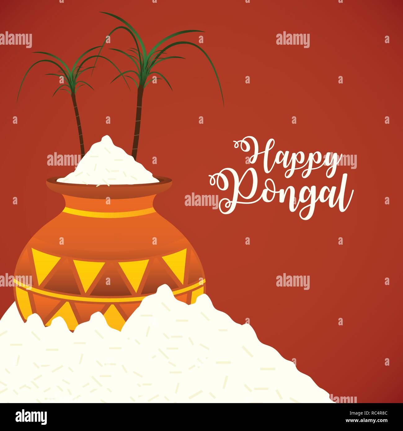 Pongal background Stock Vector Images - Alamy