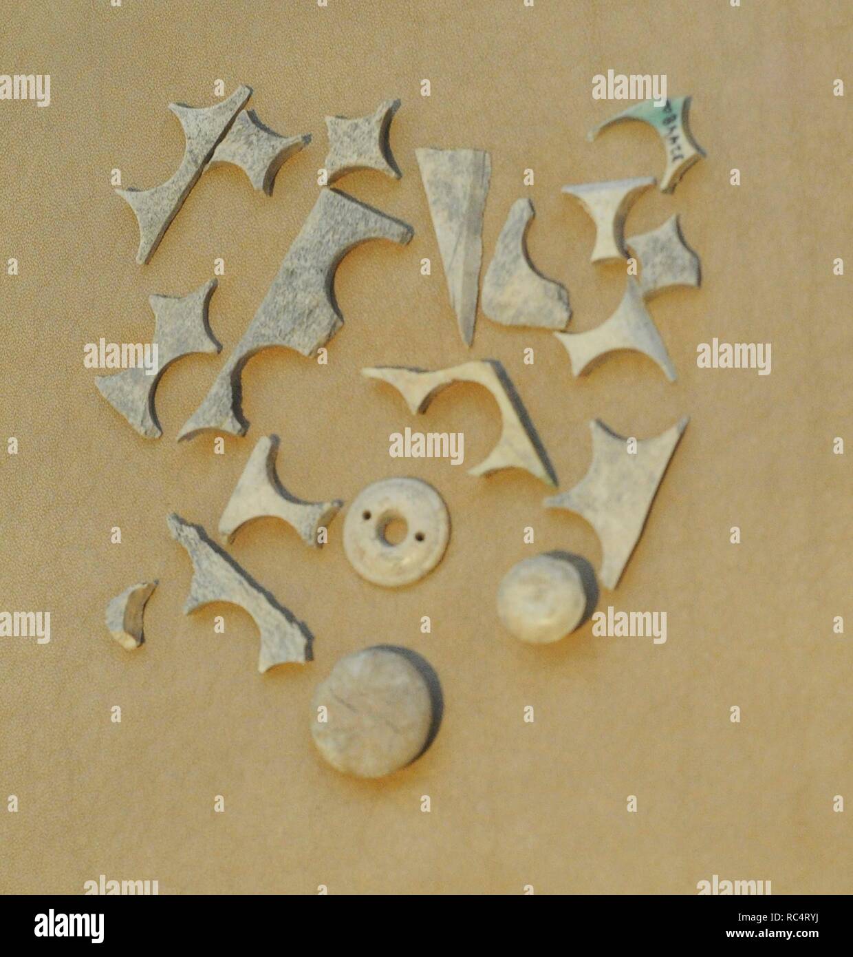 Scandinavia. Middle Ages. Buttons were cut with a stamp or turned ...