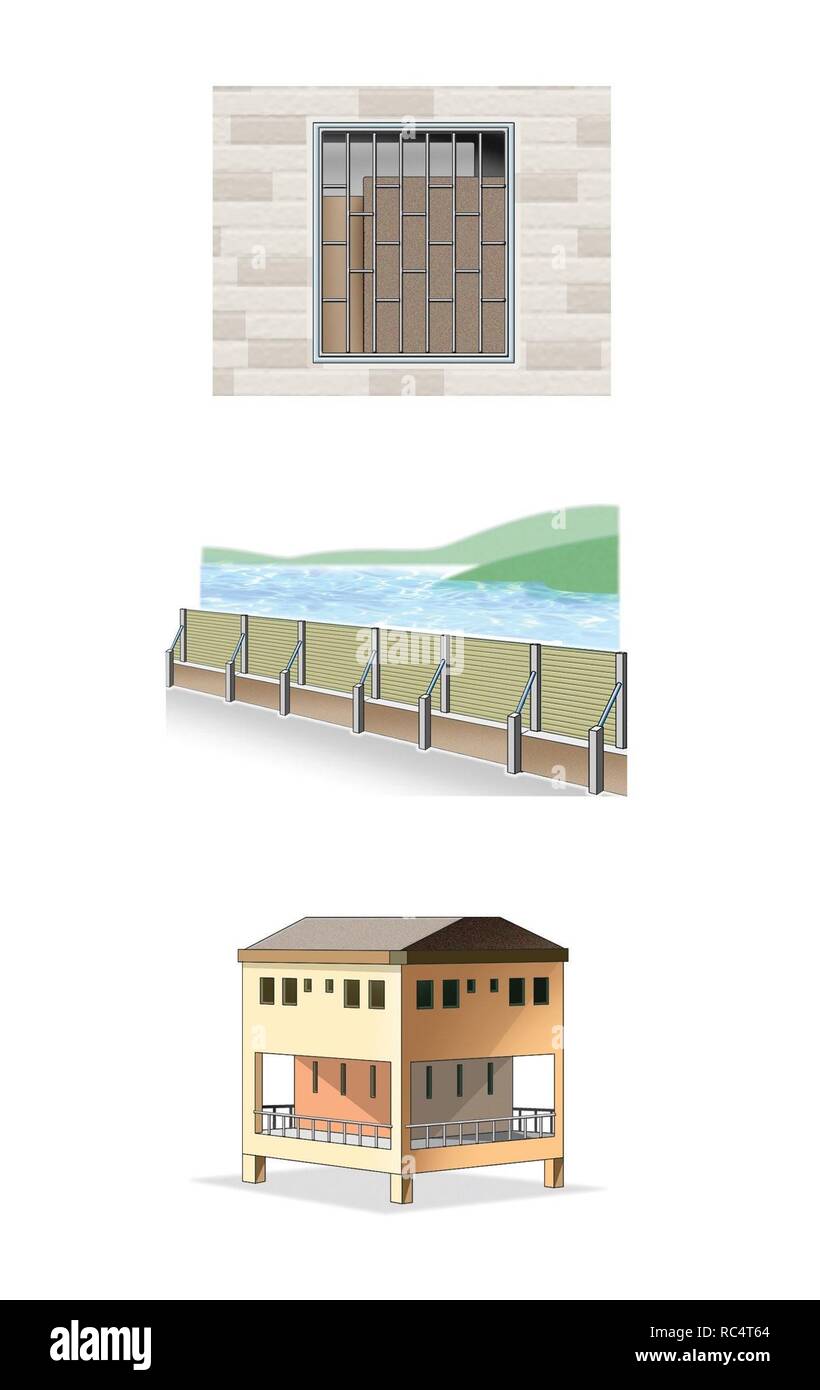 Flood inundation Cut Out Stock Images & Pictures - Alamy