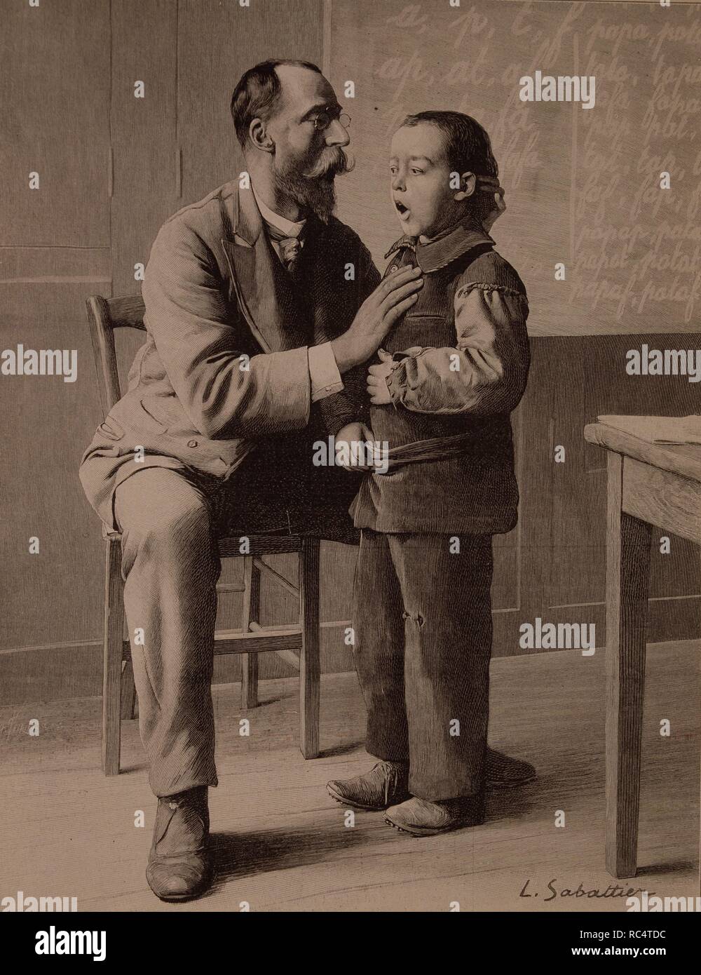 Teaching the deaf hi-res stock photography and images - Alamy