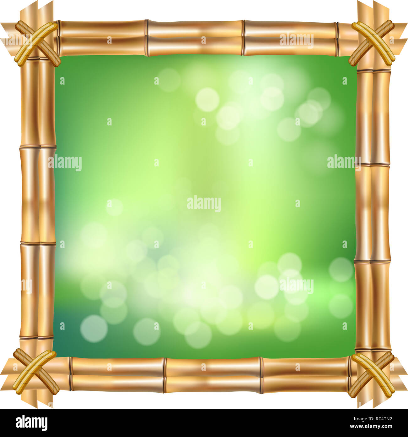Bamboo Frame Wallpaper