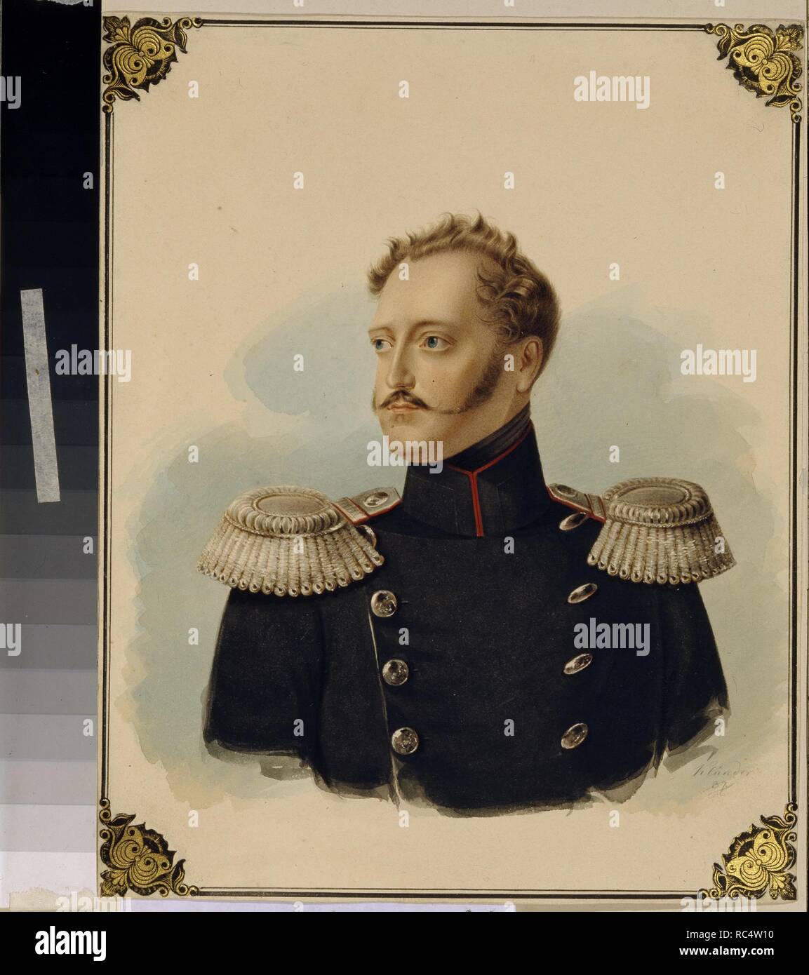 Portrait of Emperor Nicholas I (1796-1855). Museum: State A. Pushkin ...