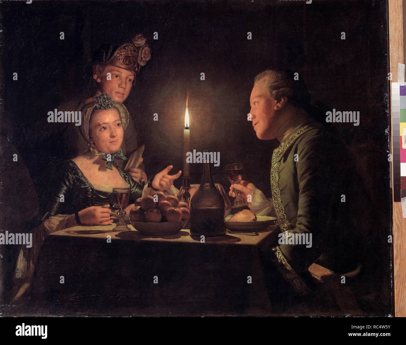Supper by Candlelight. Museum: A. Pushkin Memorial Museum, St ...