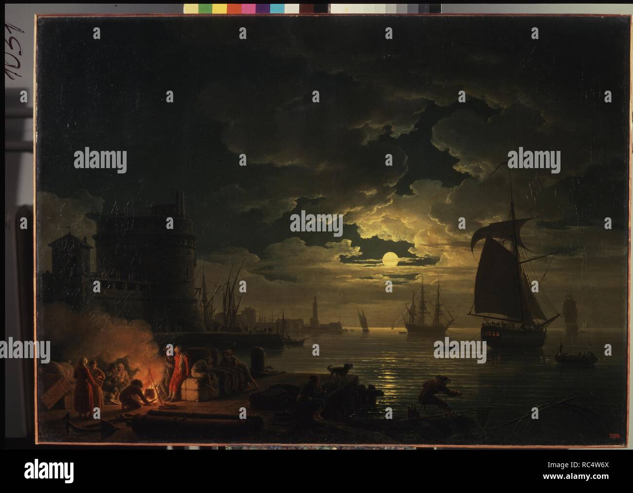 Claude joseph vernet moon hi-res stock photography and images - Alamy