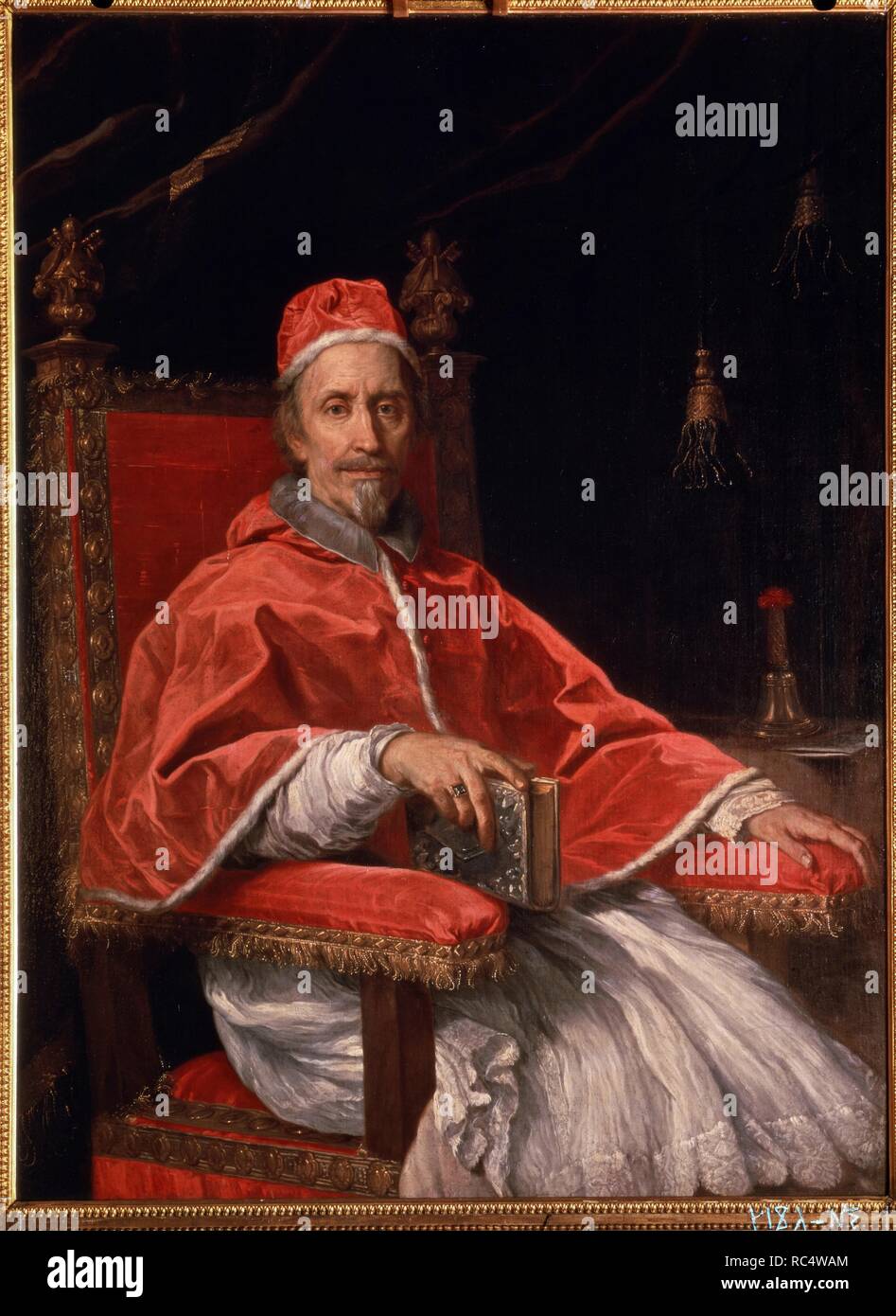 Portrait of Pope Clement IX (1600-1669). Museum: State Hermitage, St ...