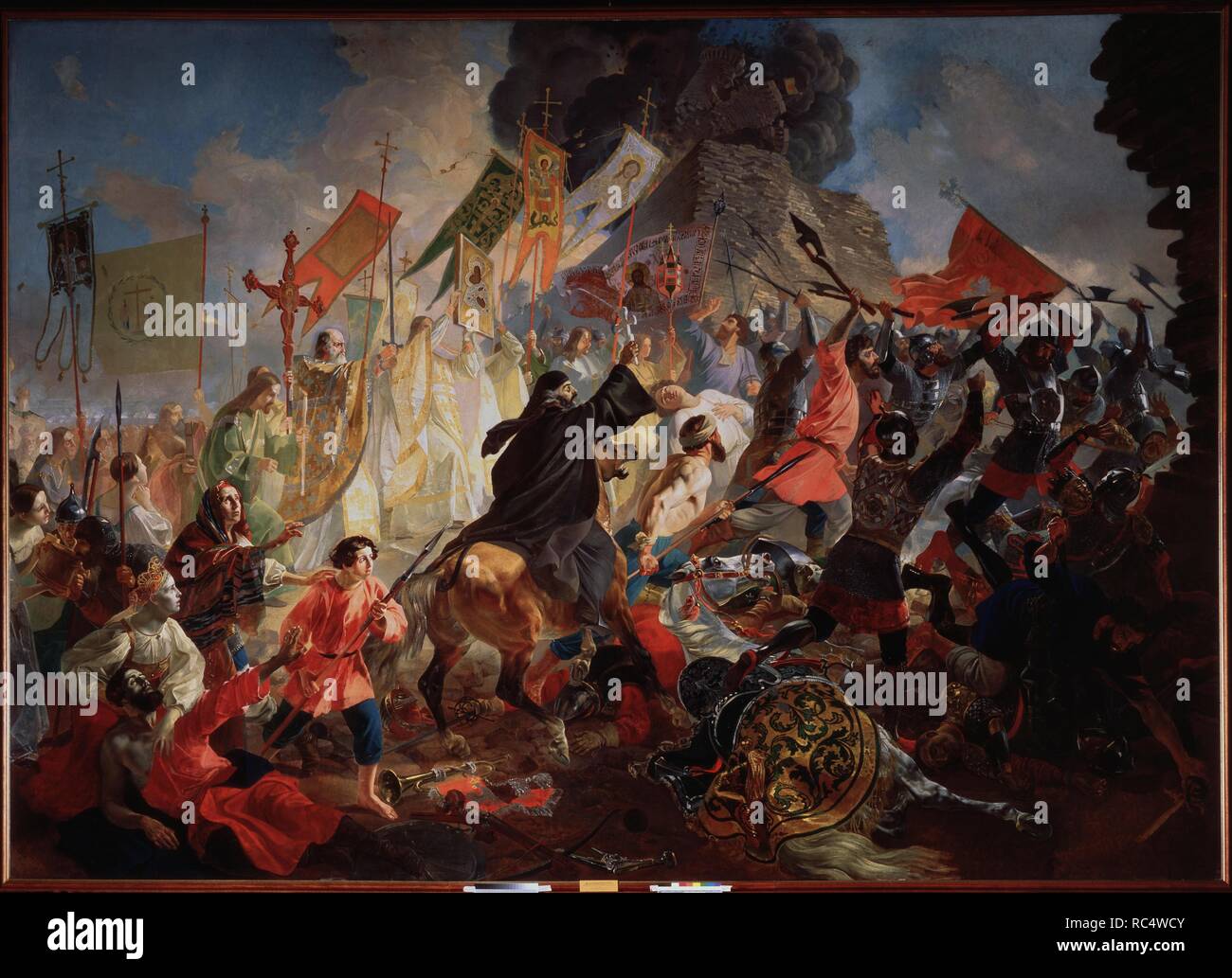 The Siege of Pskov by Stephen Báthory in 1581. Museum: State Tretyakov ...