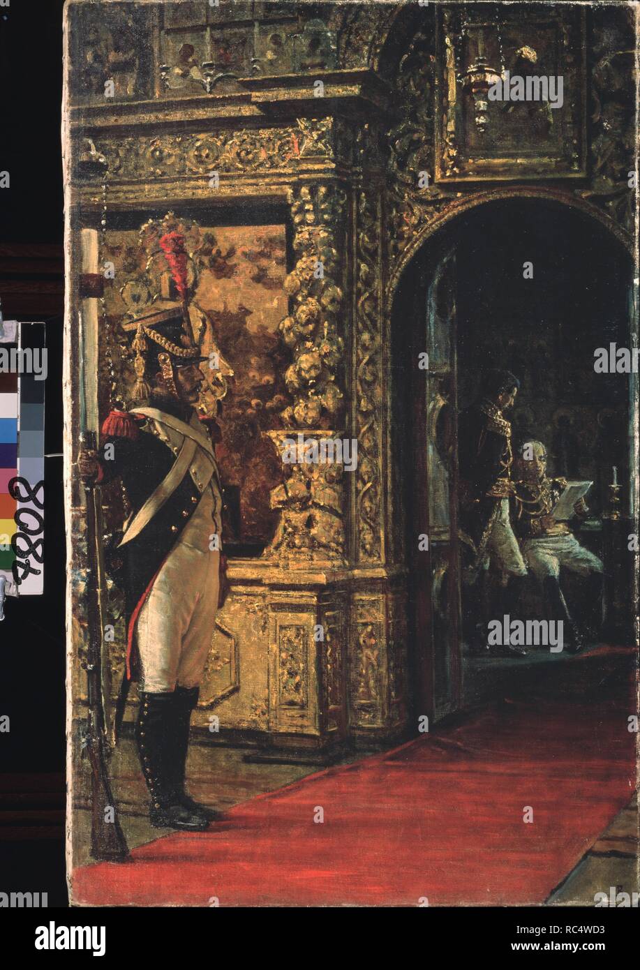 Marshal Davout in Chudov Monastery of Moscow Kremlin. Museum: State ...