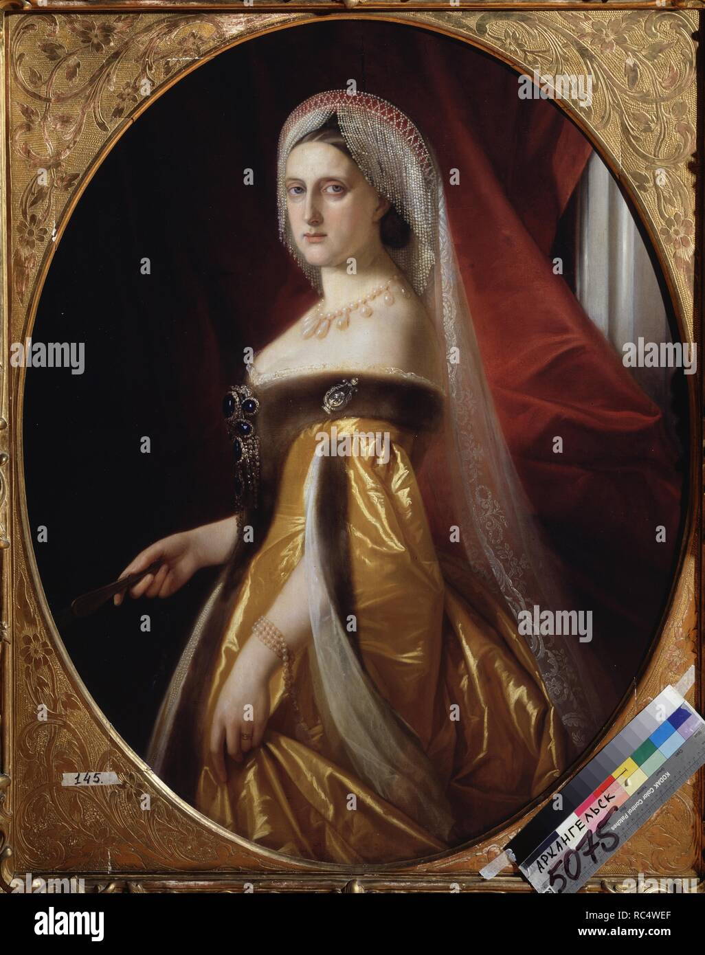 Portrait of Grand Duchess Maria Nikolaevna of Russia (1819-1876 ...