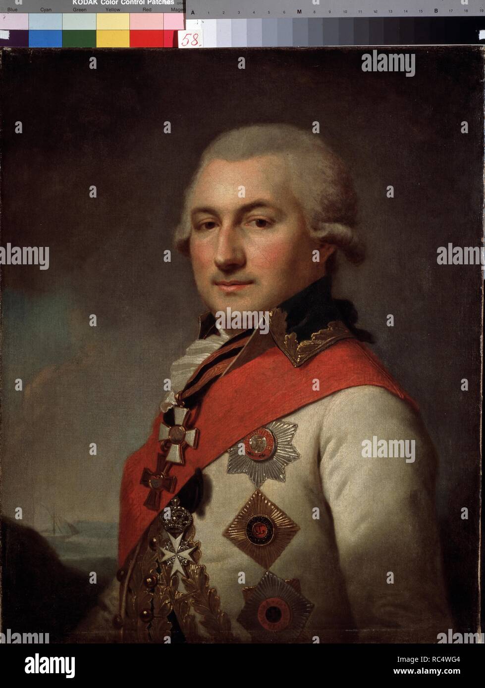 Portrait of the Admiral José de Ribas (1749-1800), founder of Odessa ...