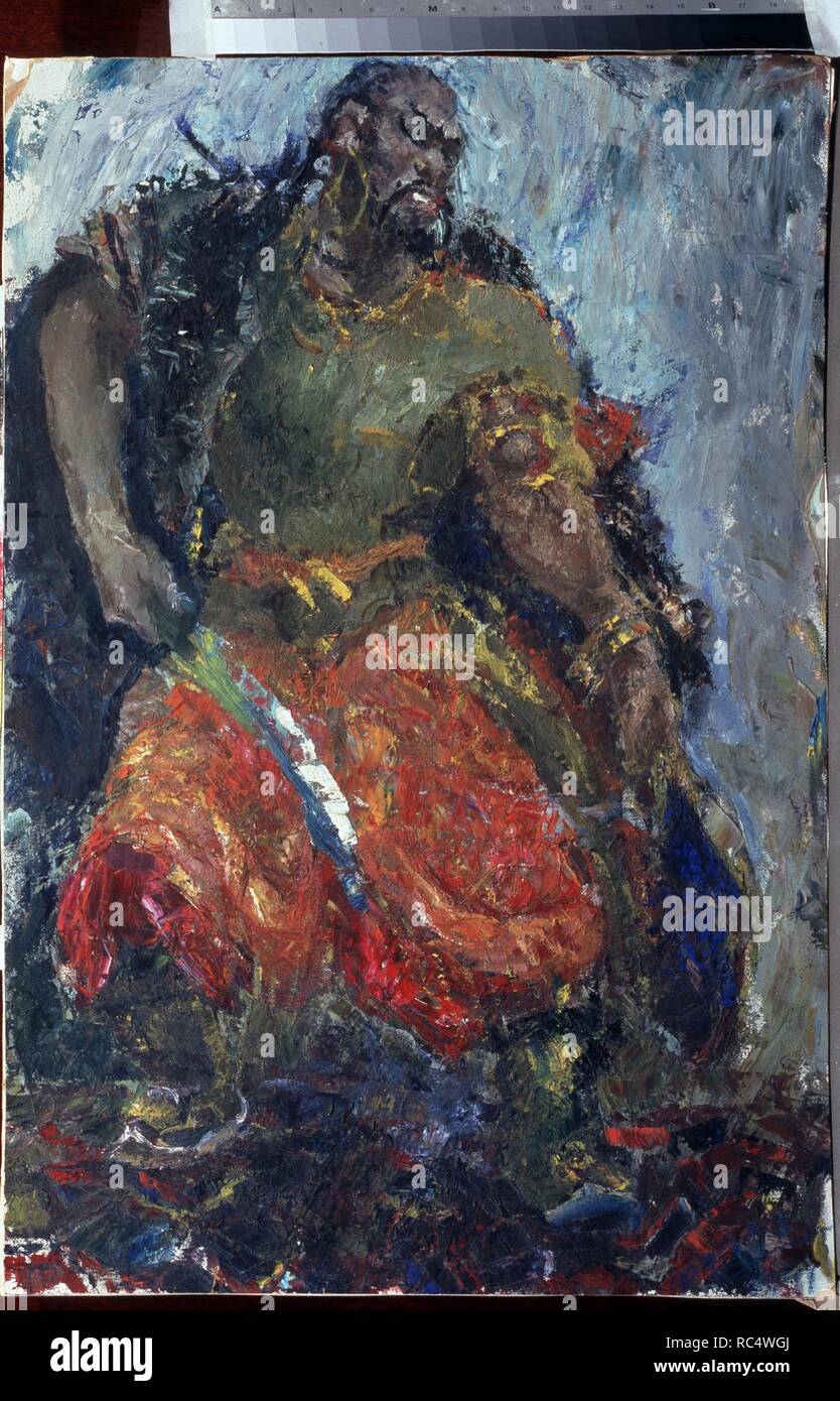 Costume design for the opera Prince Igor by A. Borodin. Museum: State ...