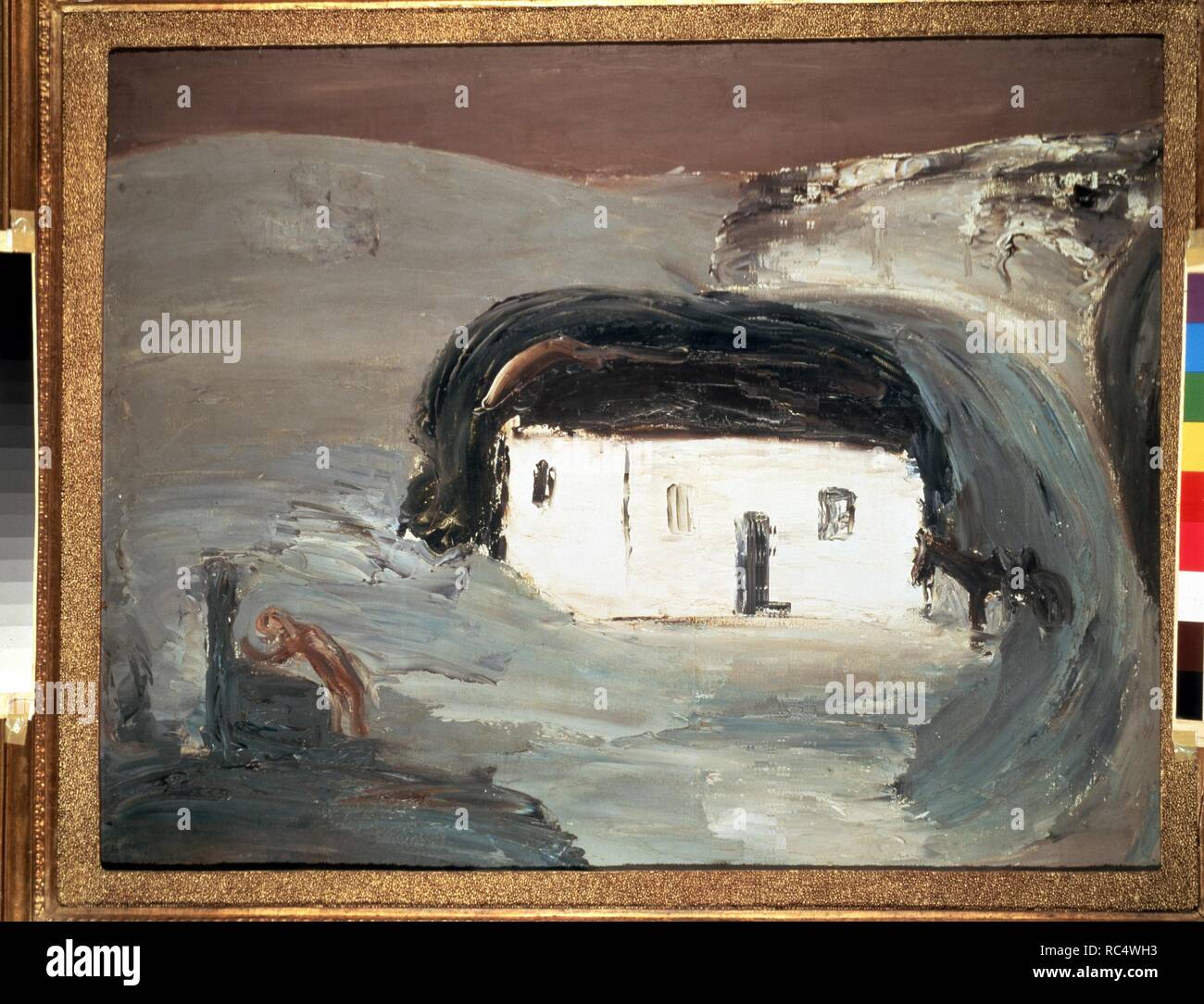 Landscape with a white house. Museum: PRIVATE COLLECTION. Author ...