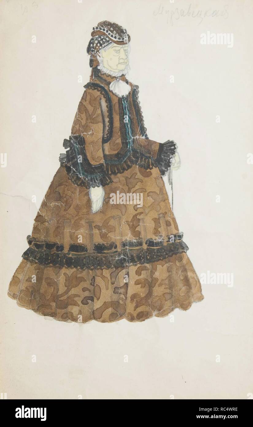 Costume design for the theatre play Wolfs and Sheeps by A. Ostrovsky ...