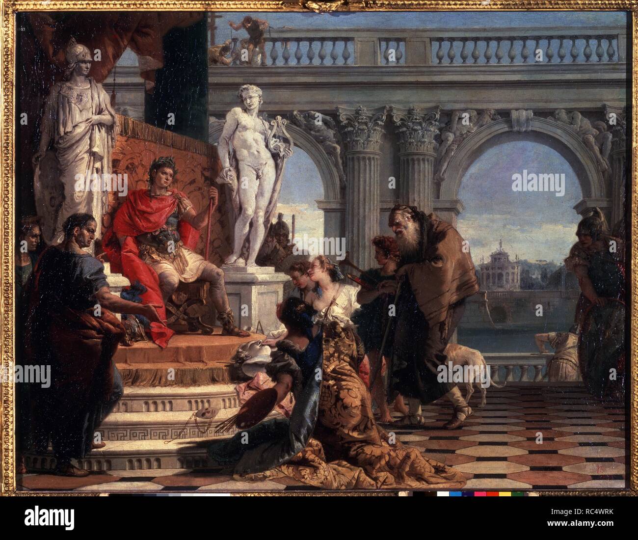 Maecenas presenting the Arts to Augustus. Museum: State Hermitage, St ...