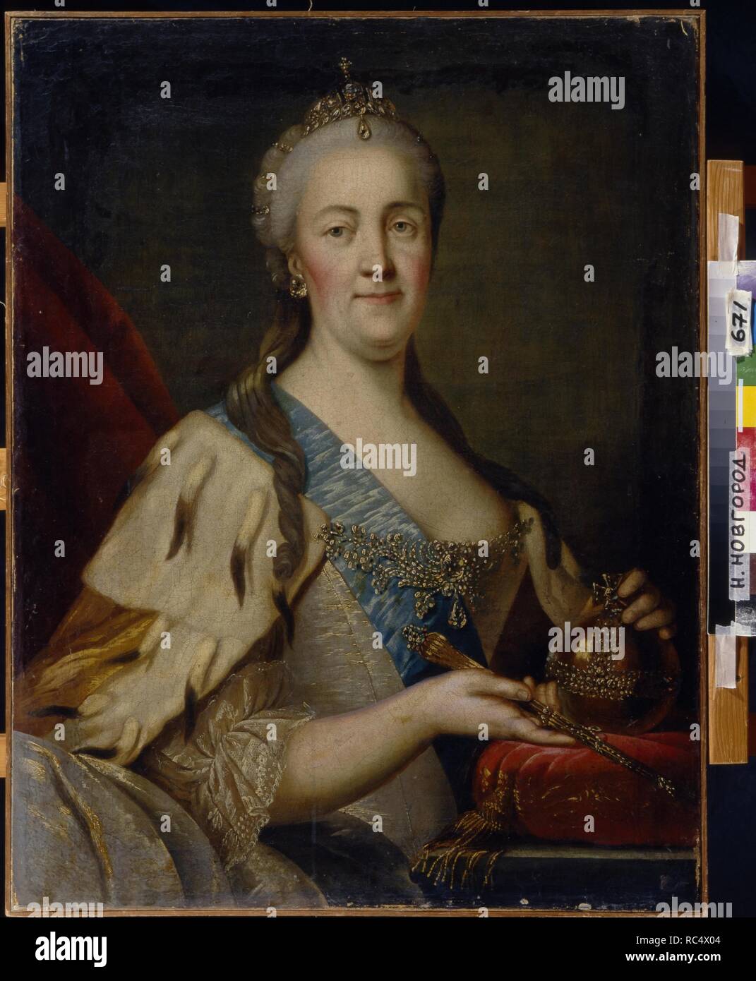 Portrait of Empress Catherine II (1729-1796). Museum: State Art Museum ...