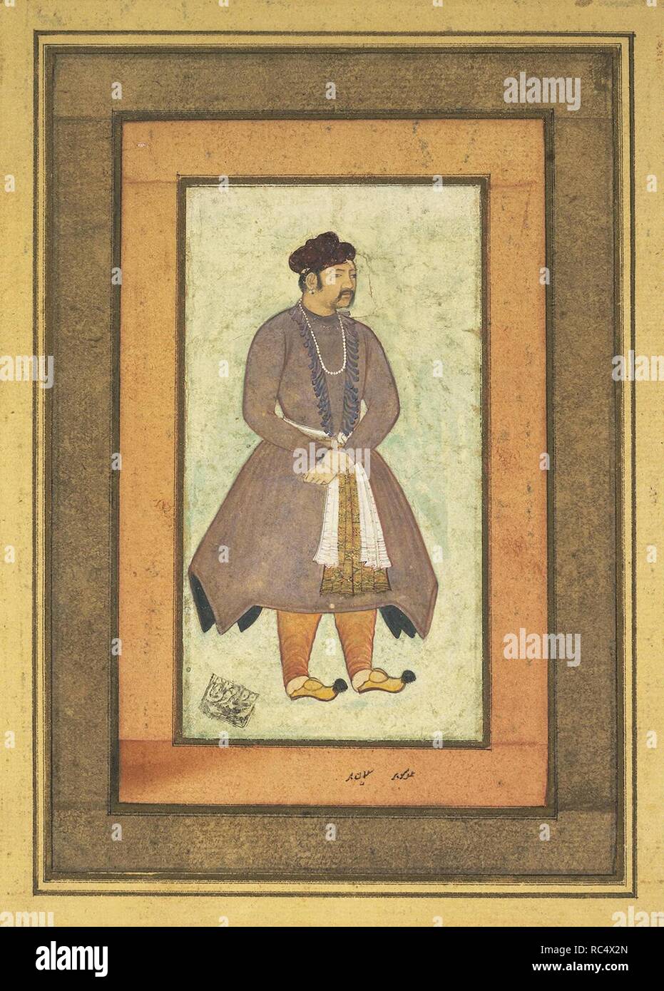 Portrait of Akbar the Great (1542-1605), Mughal Emperor. Museum: State ...