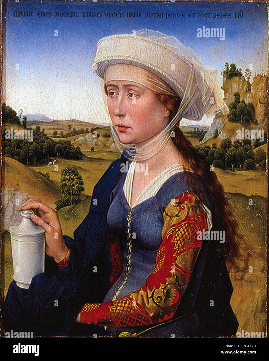 Mary Magdalene. Museum: Musee du Louvre, Paris. Author: WEYDEN, ROGIER VAN DER Stock Photo - Alamy